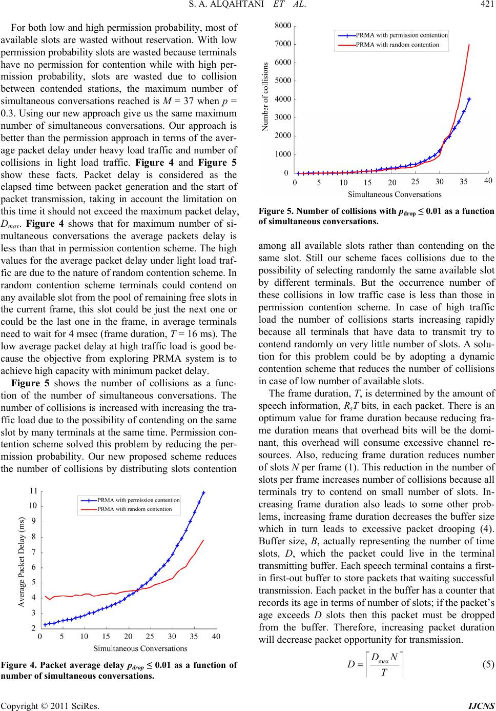 Performance of Random Contention PRMA: A Protocol for Fixed Wireless Access