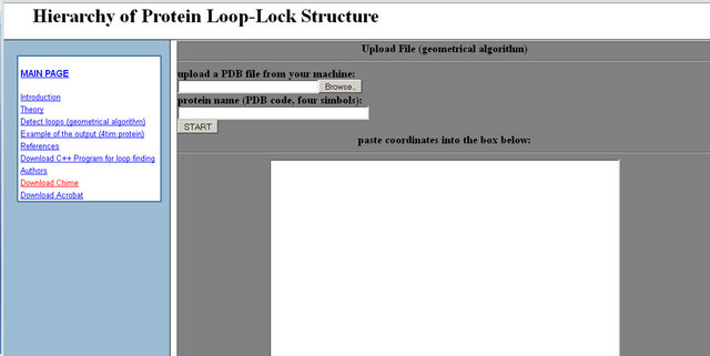 Hierarchy of Protein Loop-Lock Structures: A New Server for the ...