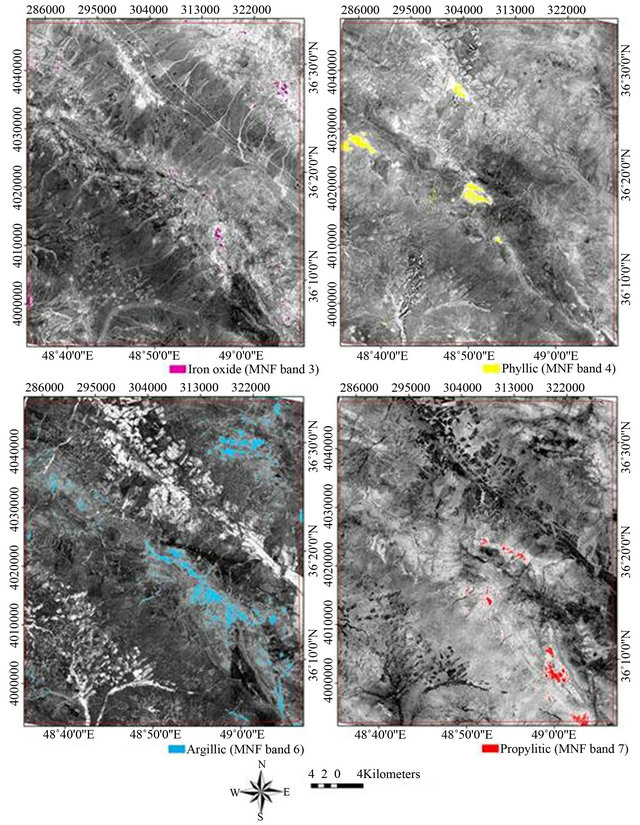 Separation of Alteration Zones on ASTER Data and Integration with ...