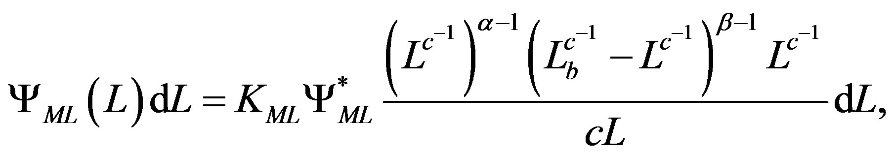 The Luminosity Function of Galaxies as Modeled by a Left Truncated Beta ...
