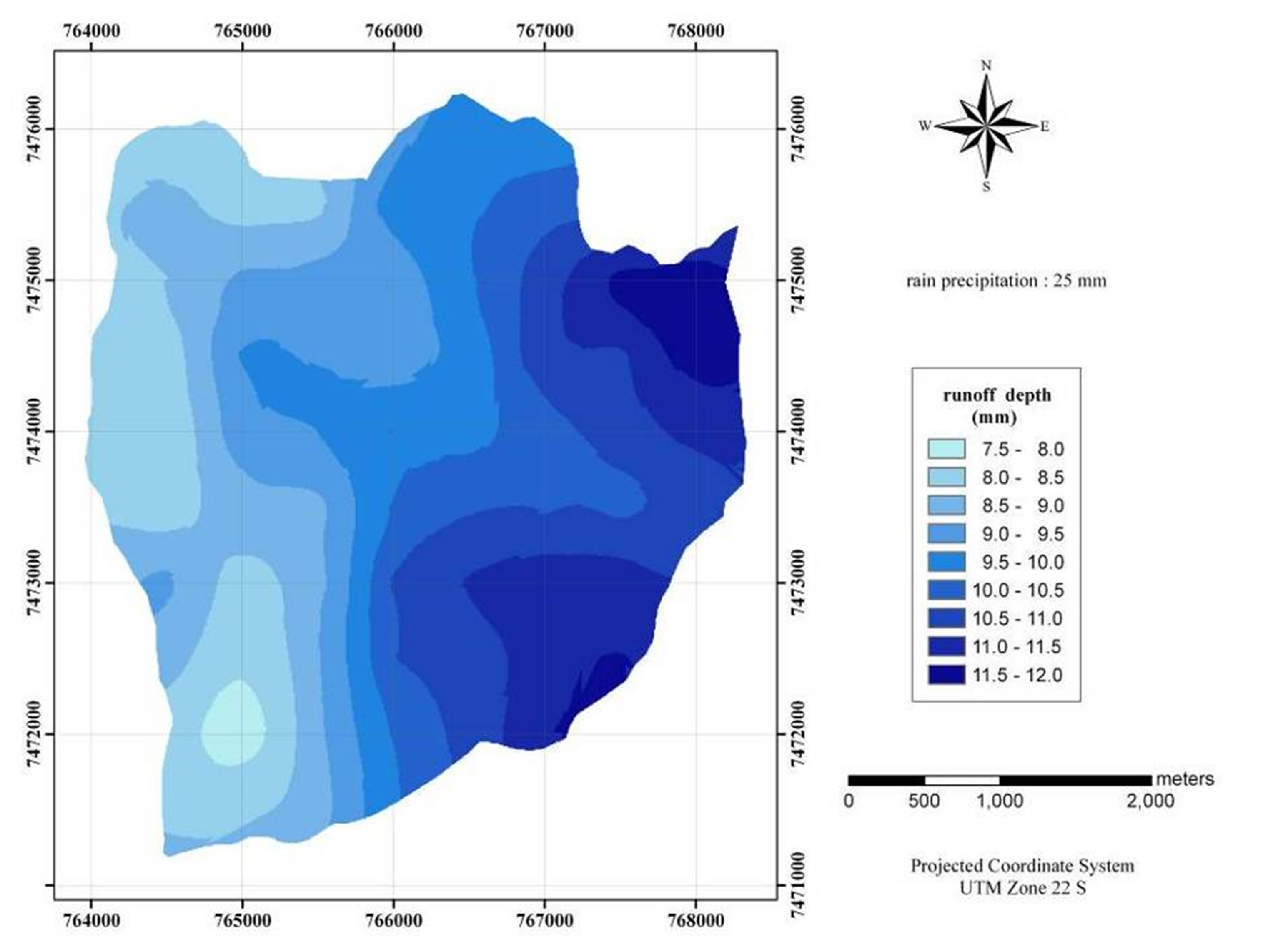 Spatial Distribution of Runoff Depth from a Watershed Located in a ...