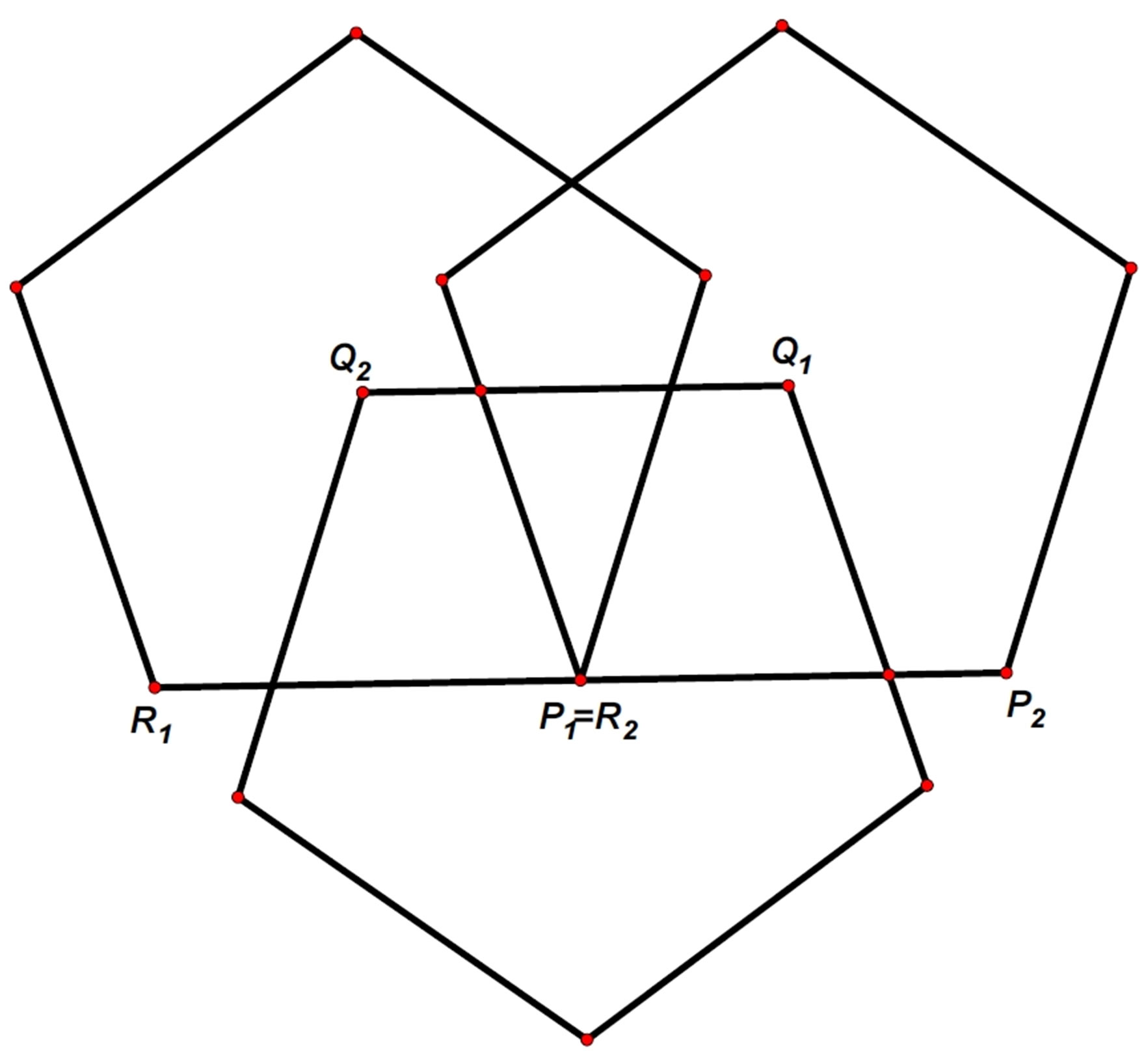 On a Discrete Version of the Mohr-Mascheroni Theorem