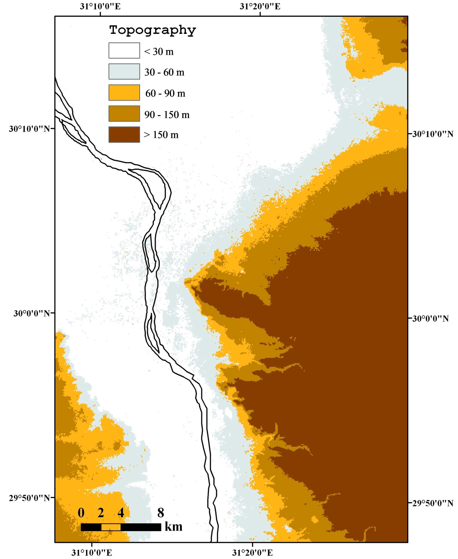 Analysis of urban growth at Cairo, Egypt using remote sensing and GIS