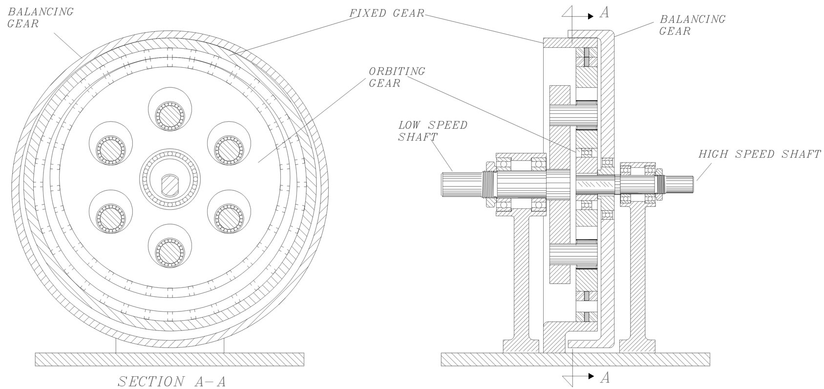 Cycloidal Magnetic Gear Speed Reducer