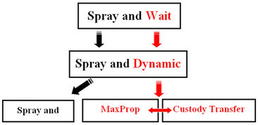Spray and Dynamic: Advanced Routing in Delay Tolerant Networks