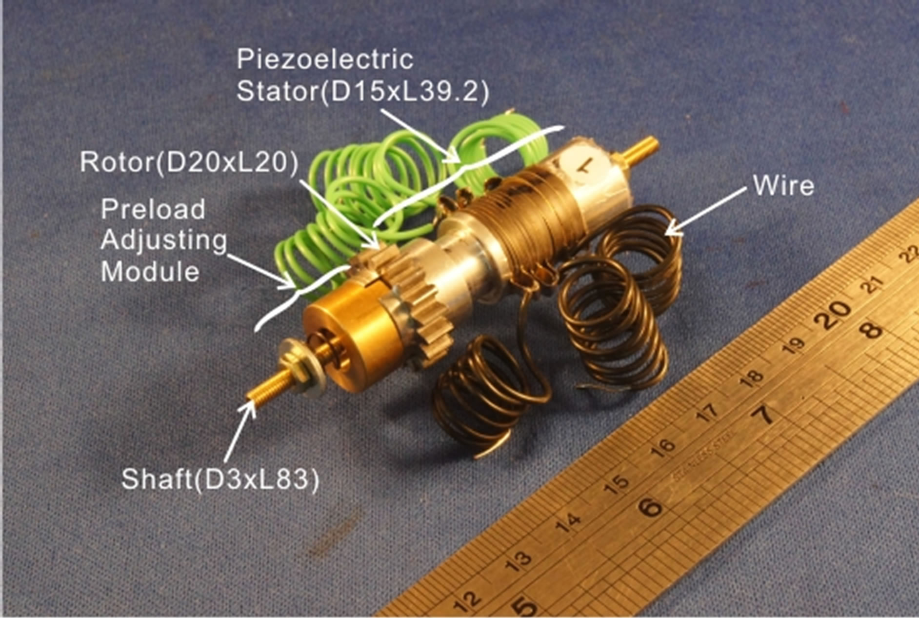 A Study on the Composite Type Piezoelectric Motor