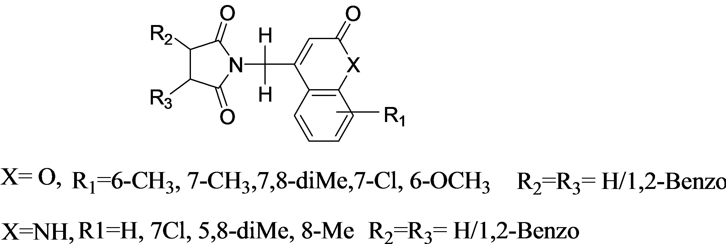 Synthesis and Biological Evaluation of Cyclic Imides with Coumarins and ...