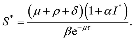 Analysis of a Delayed SIR Model with Exponential Birth and Saturated ...