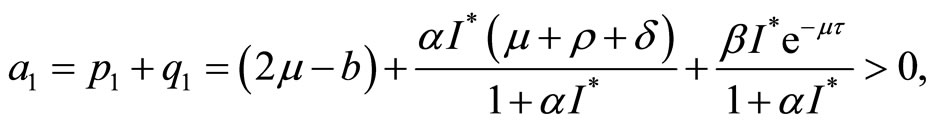 Analysis of a Delayed SIR Model with Exponential Birth and Saturated ...
