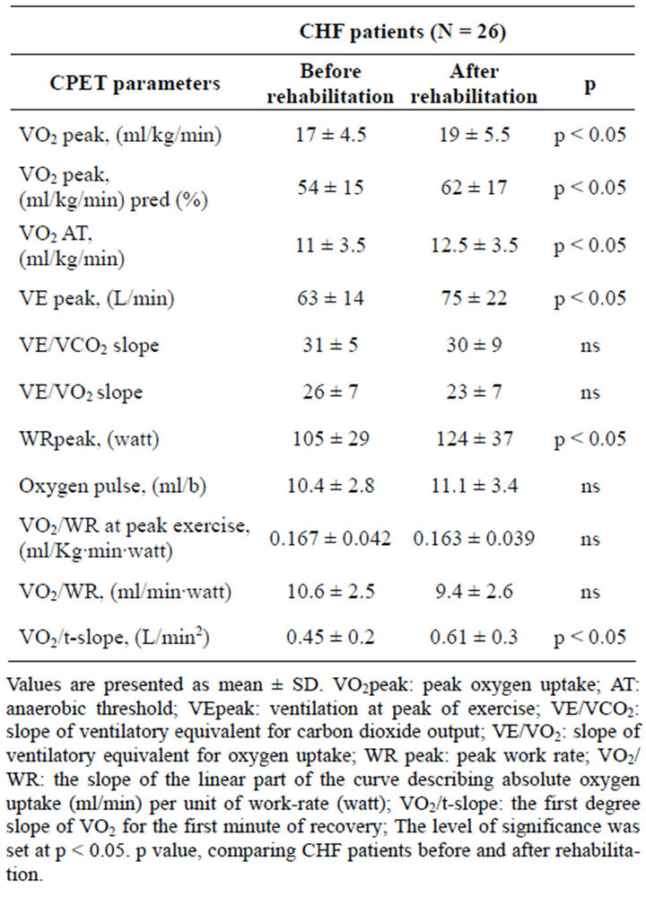 Interval exercise training improves tissue oxygenation in patients with ...