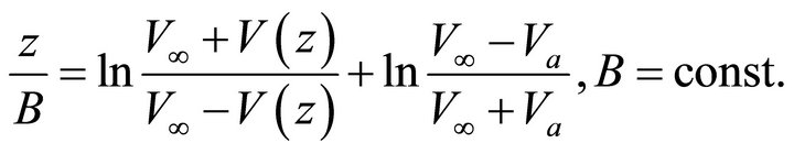 Hyperbolic Velocity Model