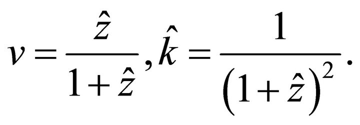 Hyperbolic Velocity Model