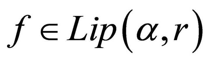 Trigonometric Approximation of Signals (Functions) Belonging to the Lip ( ξ ( t ), r ),(r＞1 ...
