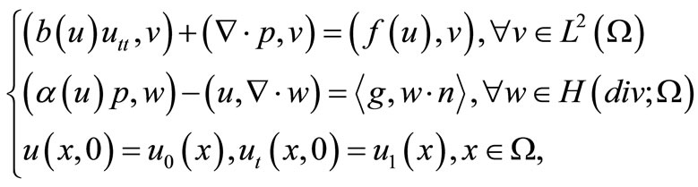 Nonconforming Mixed Finite Element Method For Nonlinear Hyperbolic Equations