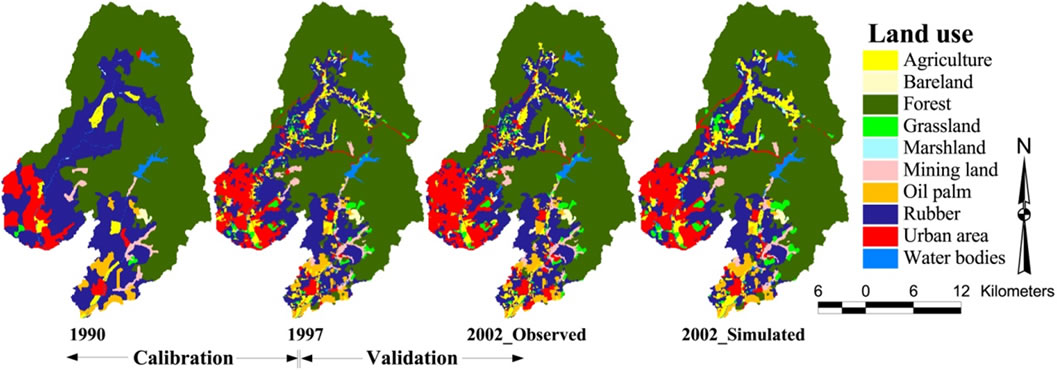 Validation of CA-Markov for Simulation of Land Use and Cover Change in ...