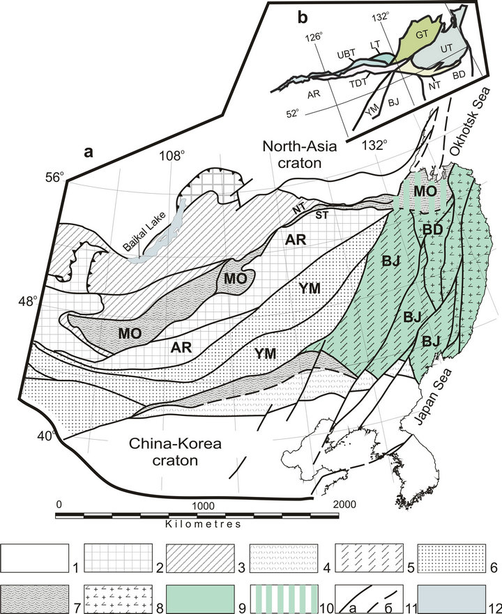 The Region of Matching of Central-Asian Mobile Belt and Pacific Mobile Belt