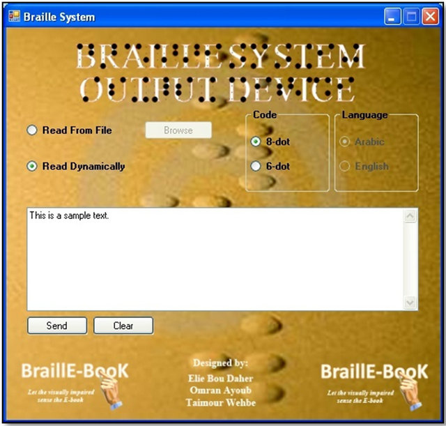 The Design and Development of a Multi-Lingual Braille System Output ...