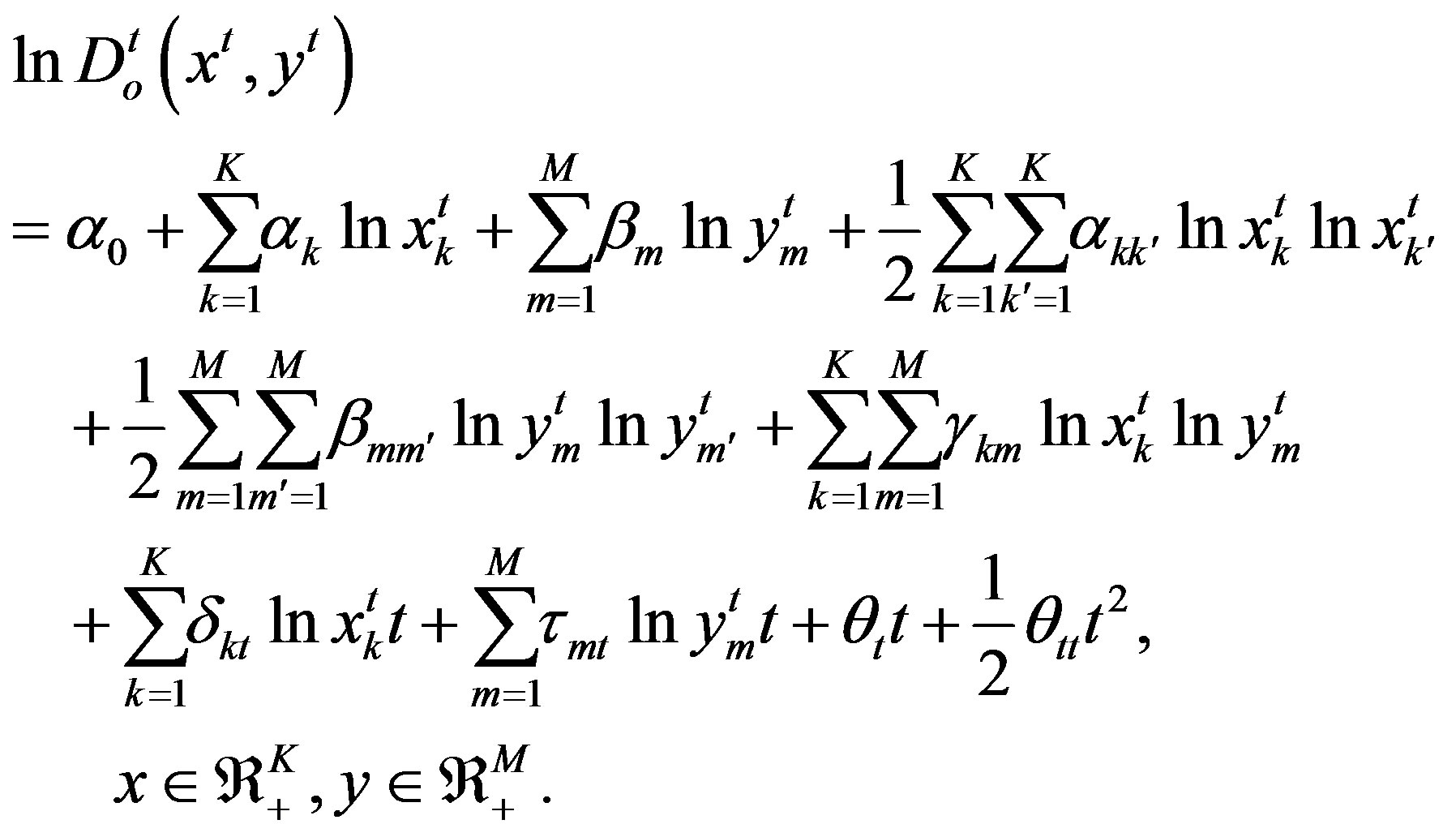 Parametric Decomposition Of The Malmquist Index In Output Oriented Distance Function 1334