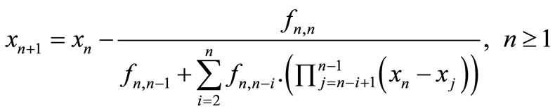 A Nonstationary Halley’s Iteration Method by Using Divided Differences ...
