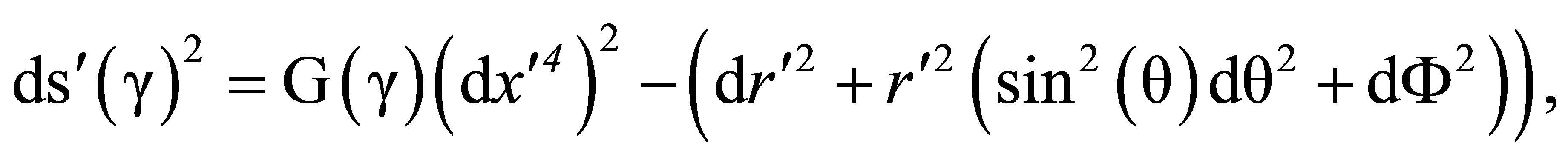 On the Metric of Space-Time