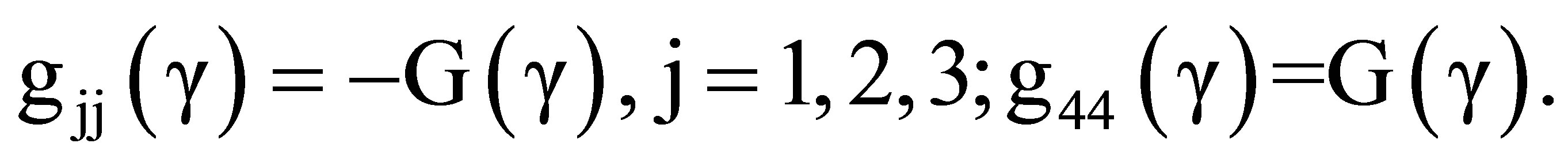 On the Metric of Space-Time