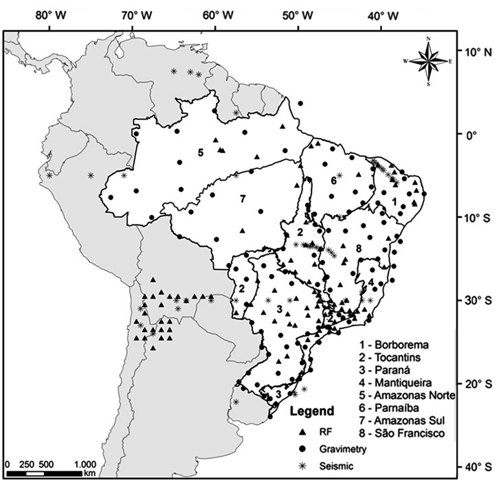 Spatial Interpolation Applied a Crustal Thickness in Brazil