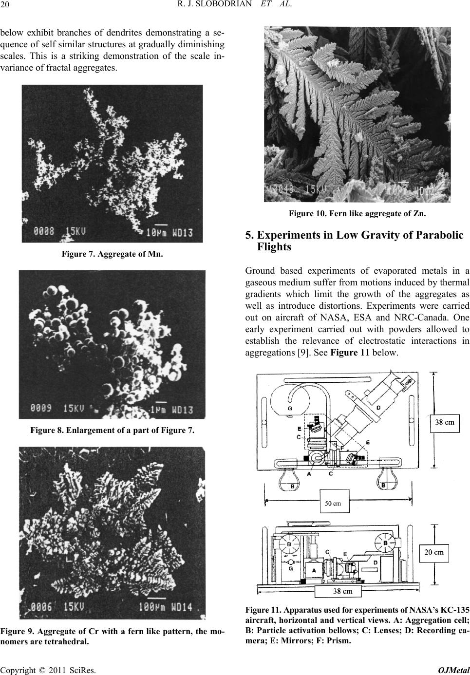 A Review of Metallic Fractal Aggregates