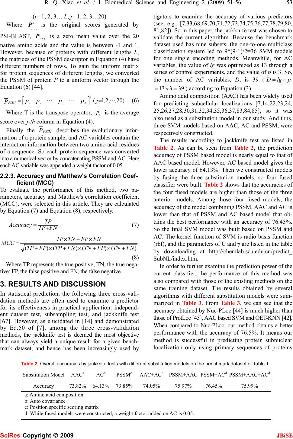 Using position specific scoring matrix and auto covariance to predict ...