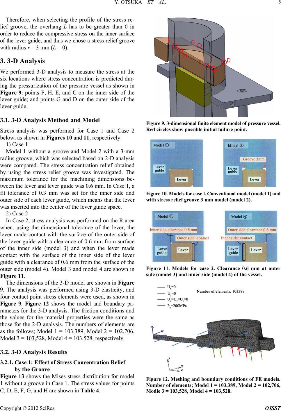 Design Optimization of Stress Relief Grooves in Lever Guide of Pressure ...