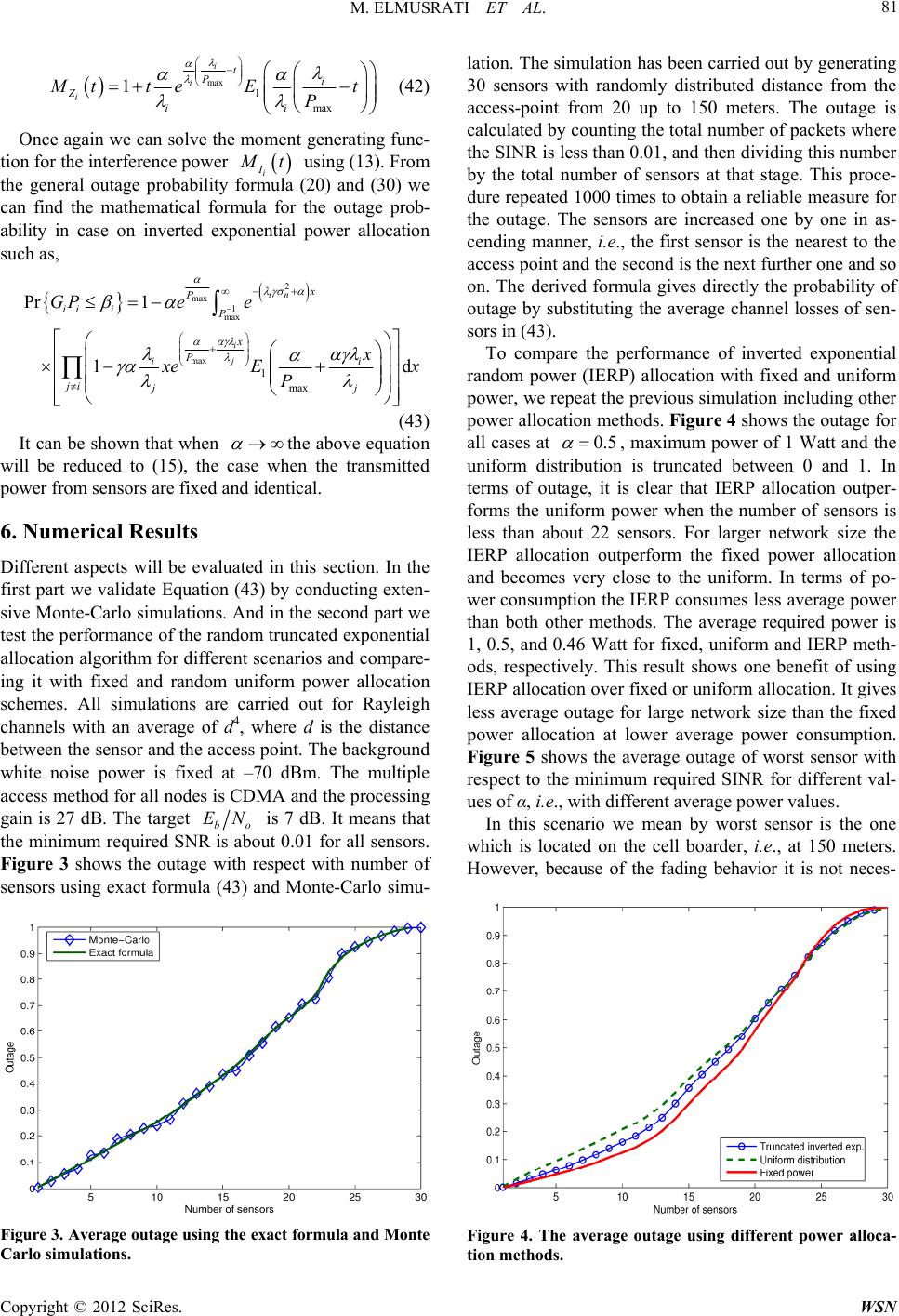 Framework for Random Power Allocation of Wireless Sensor Networks in Fading Channels