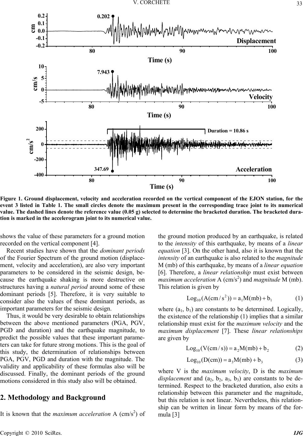 The Analysis of Accelerograms for the Earthquake Resistant Design of ...