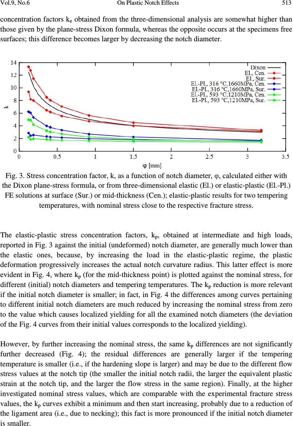 On Plastic Notch Effects in Quenched and Tempered Steels