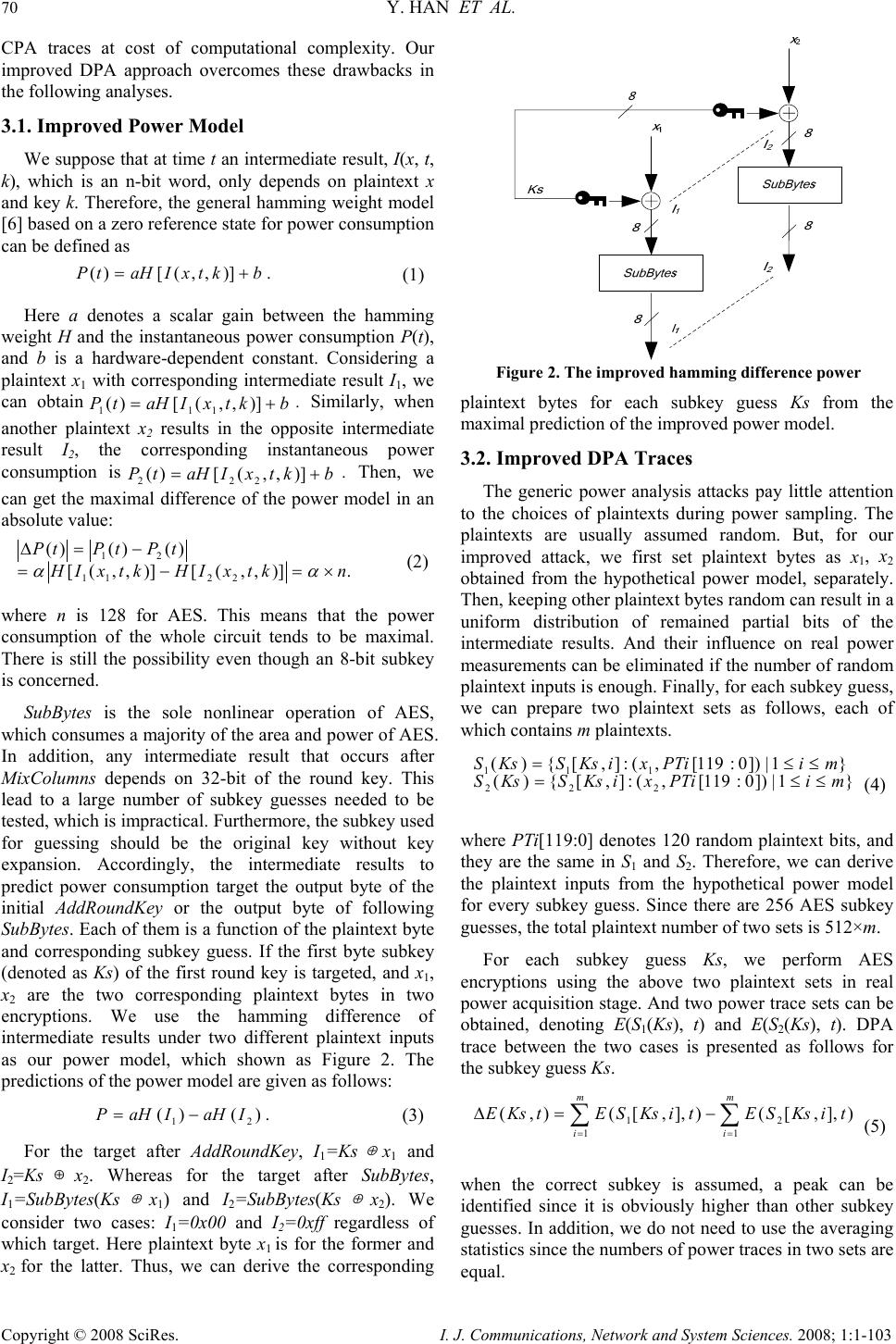 Efficient DPA Attacks on AES Hardware Implementations