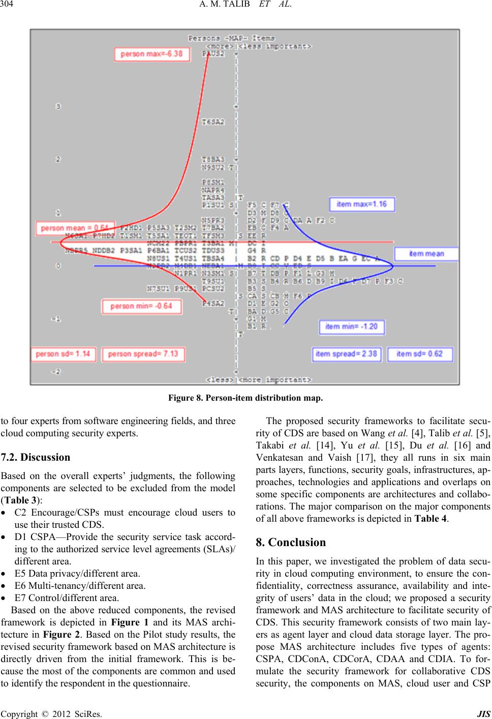 Towards A Comprehensive Security Framework Of Cloud Data Storage Based On Multi Agent System