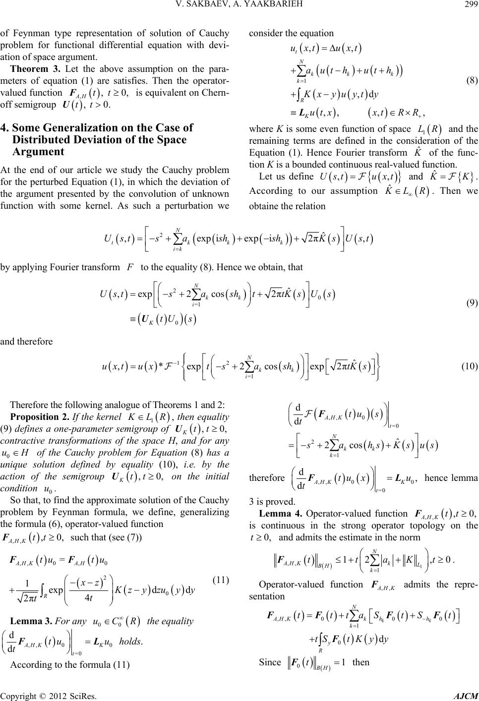Feynman Formulas Representation of Semigroups Generated by Parabolic Difference-Differential ...