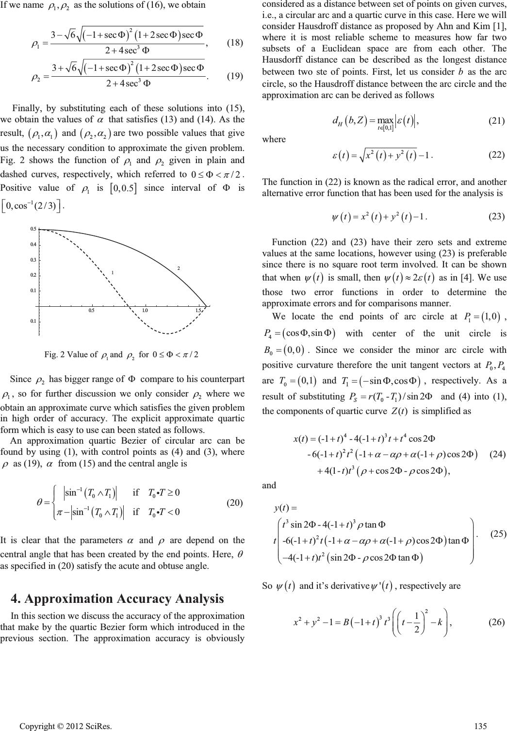 New Approach to Approximate Circular Arc by Quartic Bezier Curve