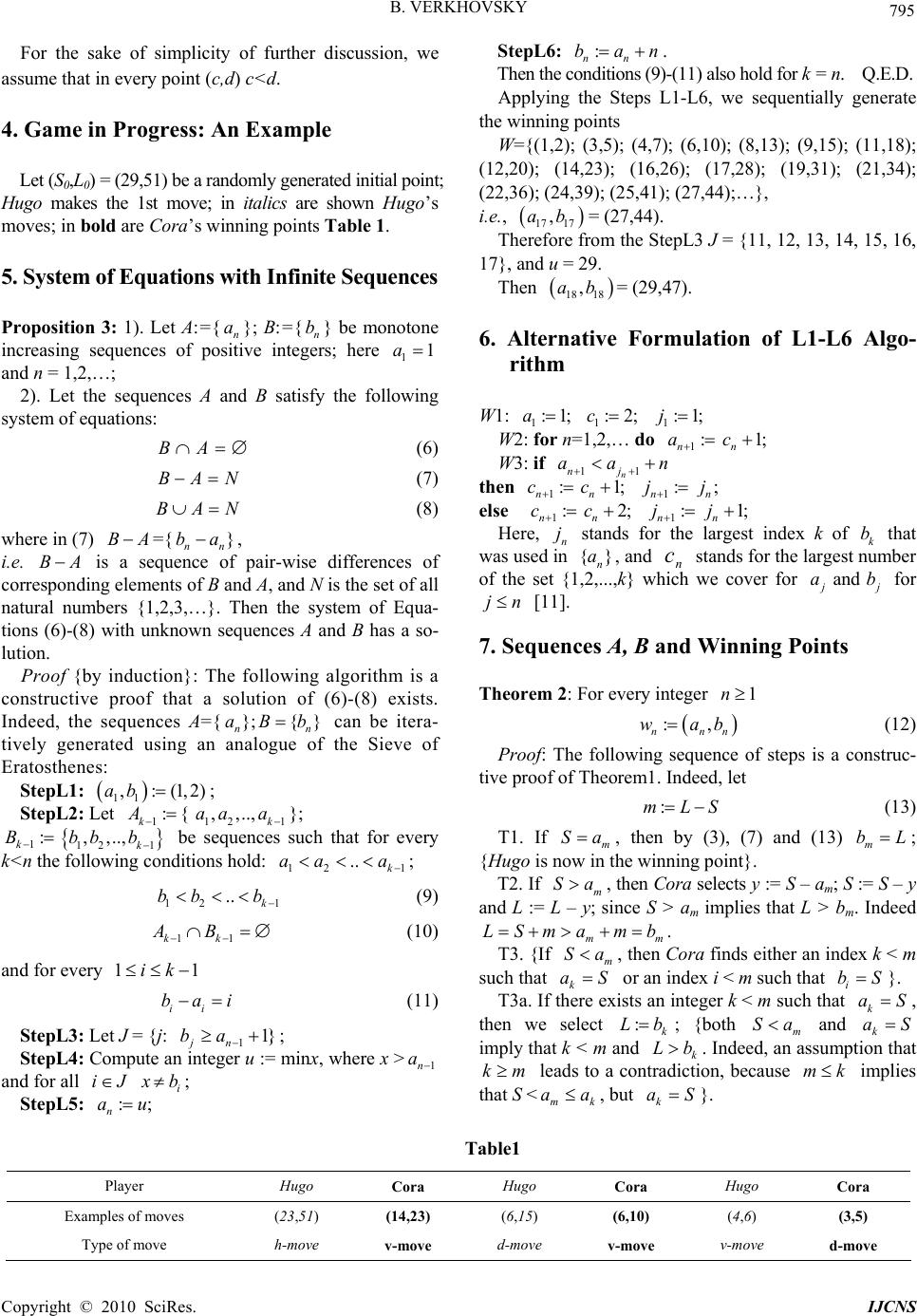 Winning Strategies and Complexity of Nim-Type Computer Game on Plane