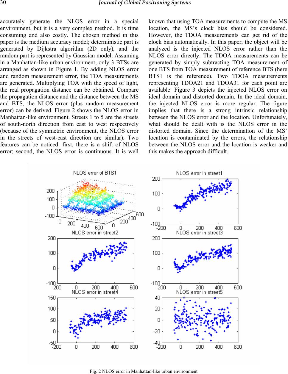 Utilizing Kriging to Generate a NLOS Error Correction Map for Network Based Mobile Positioning