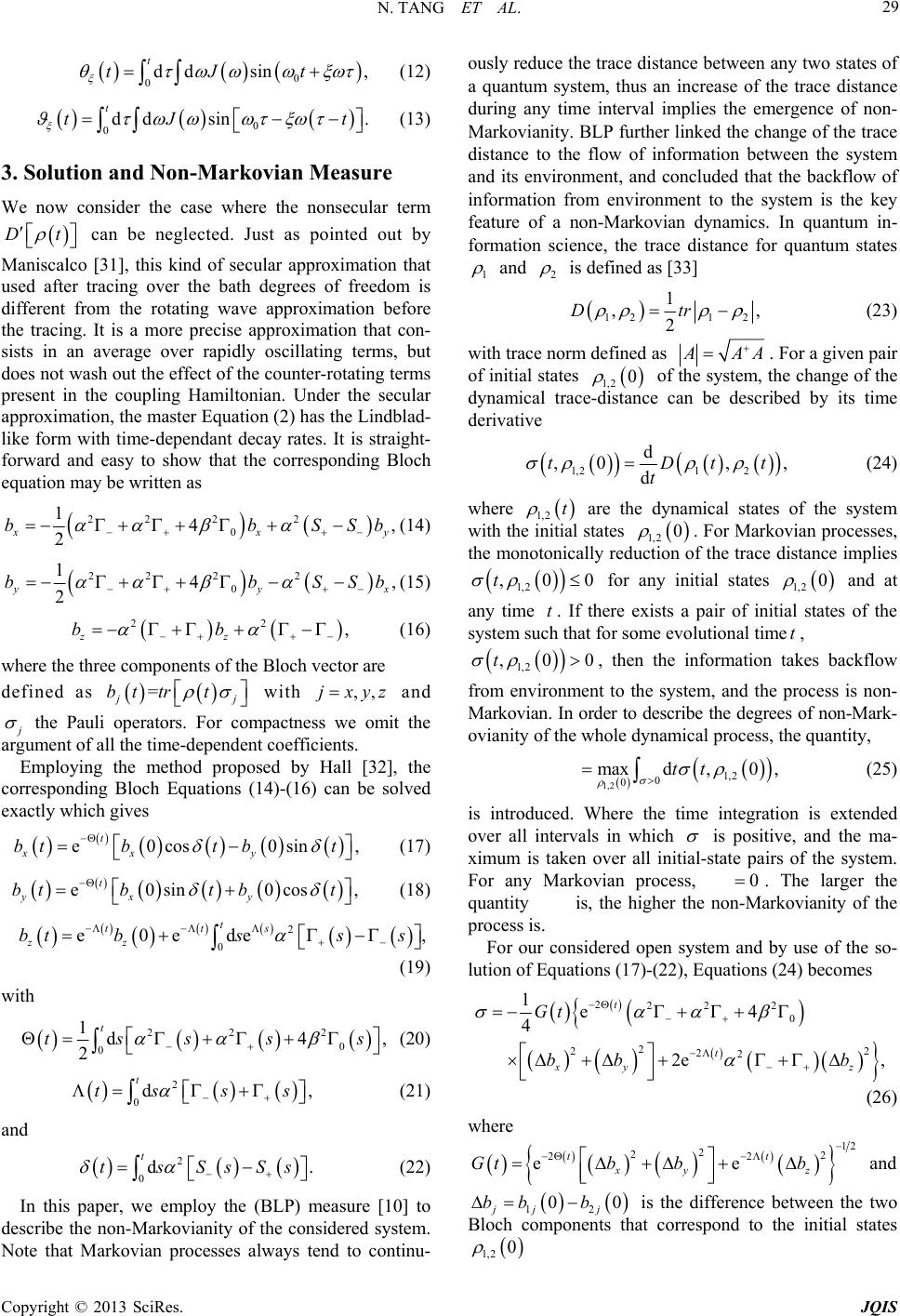 Non-Markovian Dynamics of an Open Two-Level System with Amplitude-Phase Damping