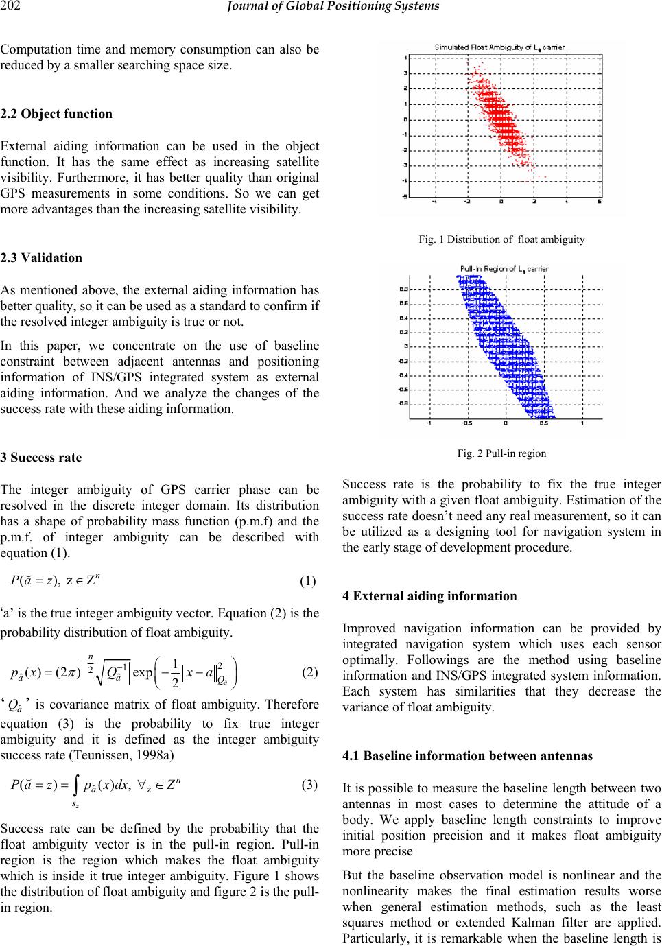 Performance Analysis Of Gps Integer Ambiguity Resolution Using External