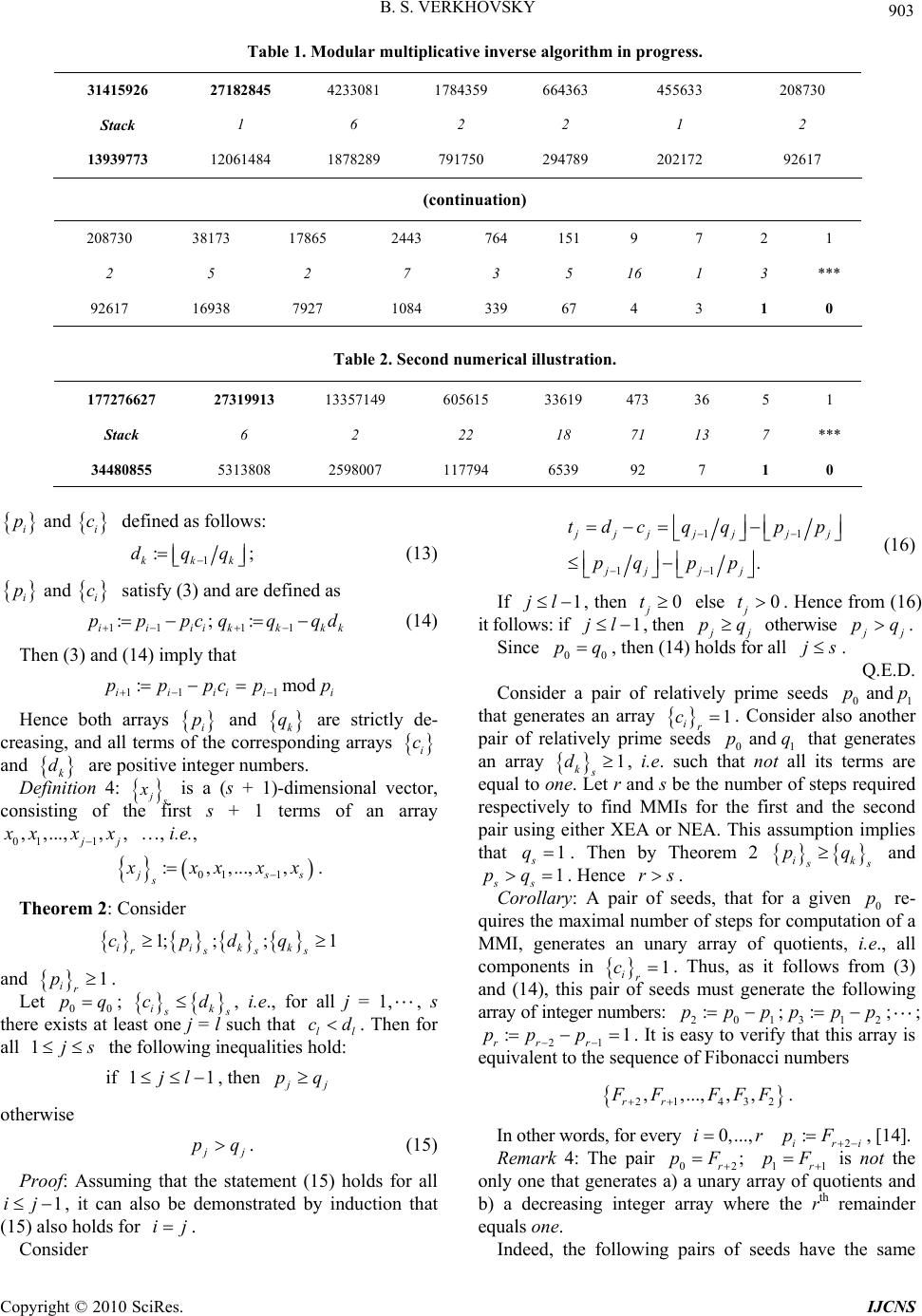 Enhanced Euclid Algorithm for Modular Multiplicative Inverse and Its Application in ...