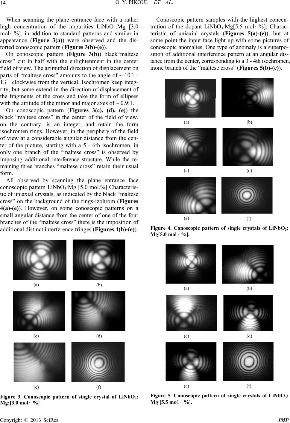 Laser Сonoscopiс Research Technique For Single Crystals LiNbO 3 : Mg