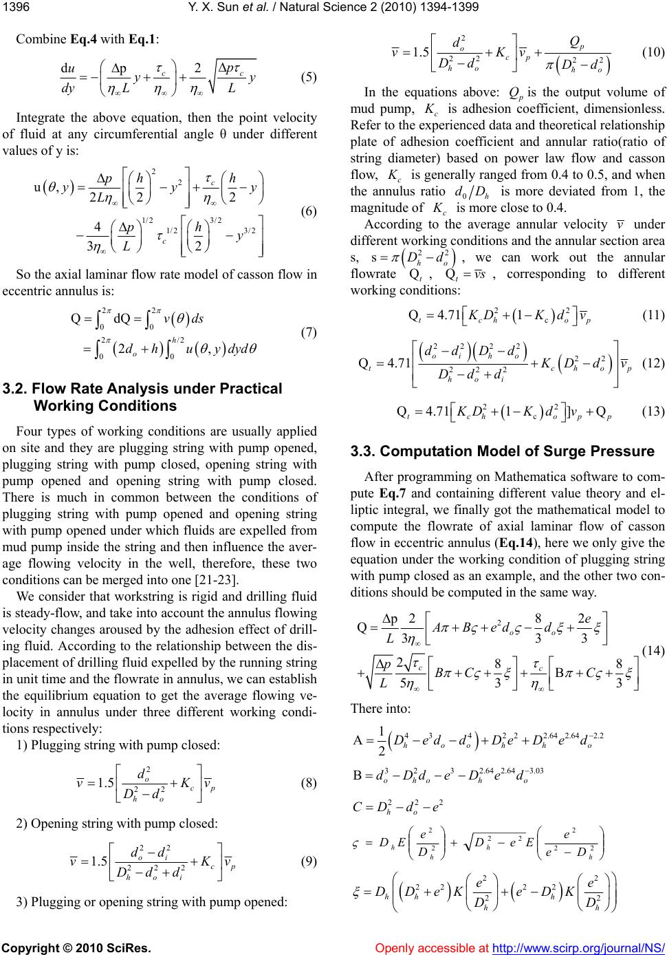 New method of predicting surge pressure apply to horizontal well based ...