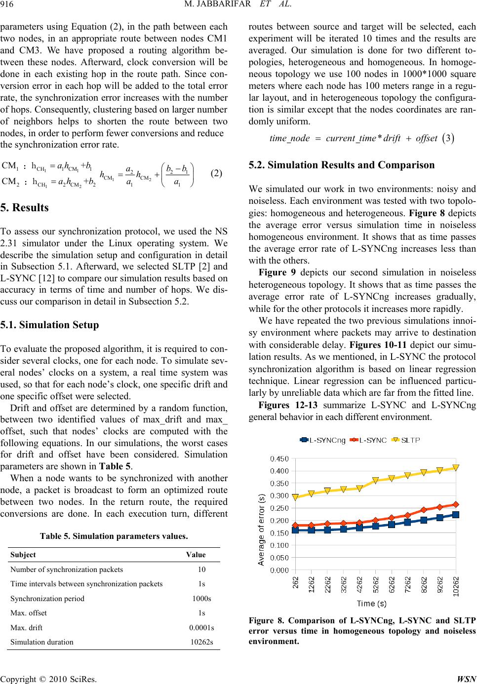 A Reliable And Efficient Time Synchronization Protocol For