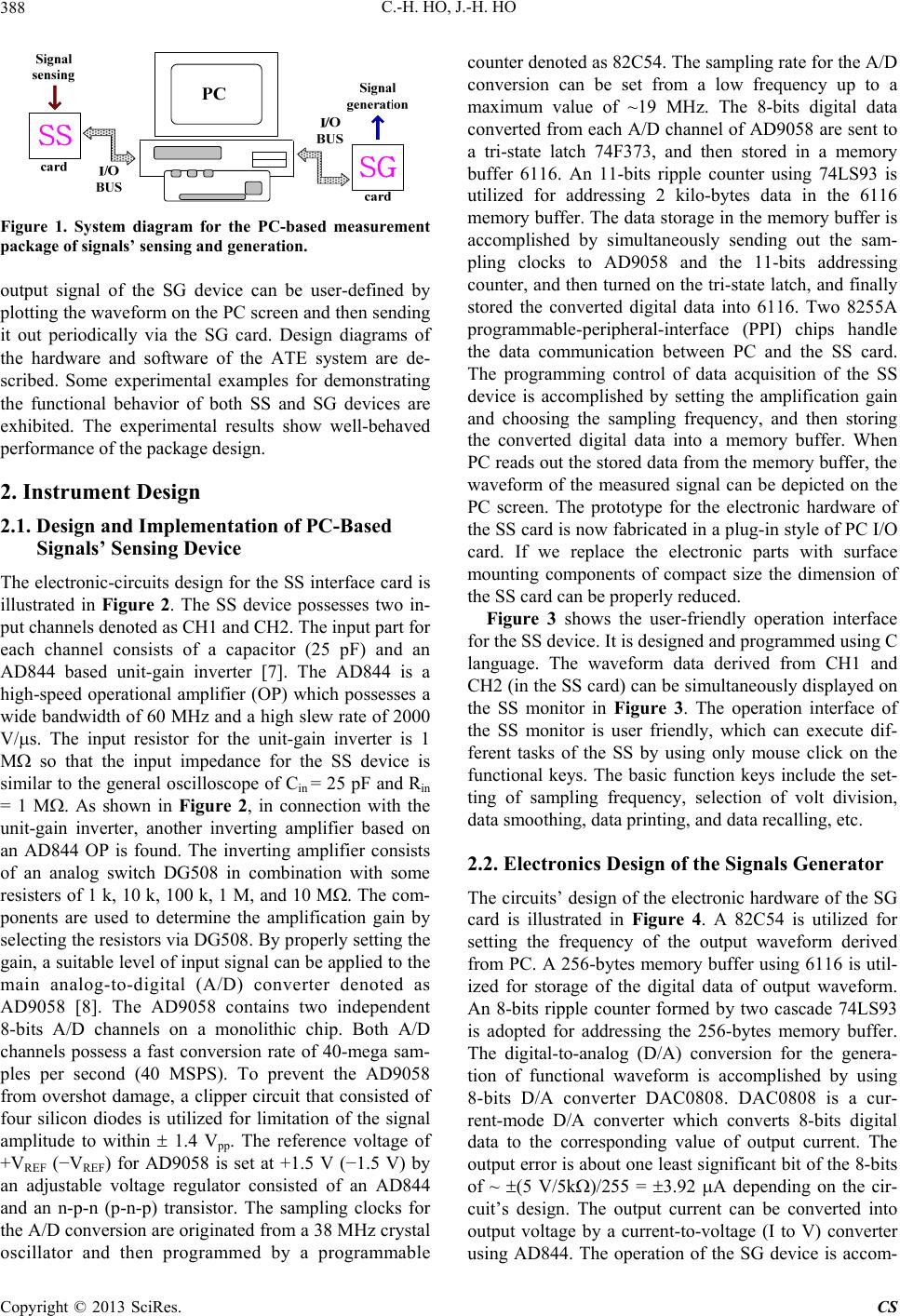 Practical and User-Friendly Circuits and System Design for Signals ...