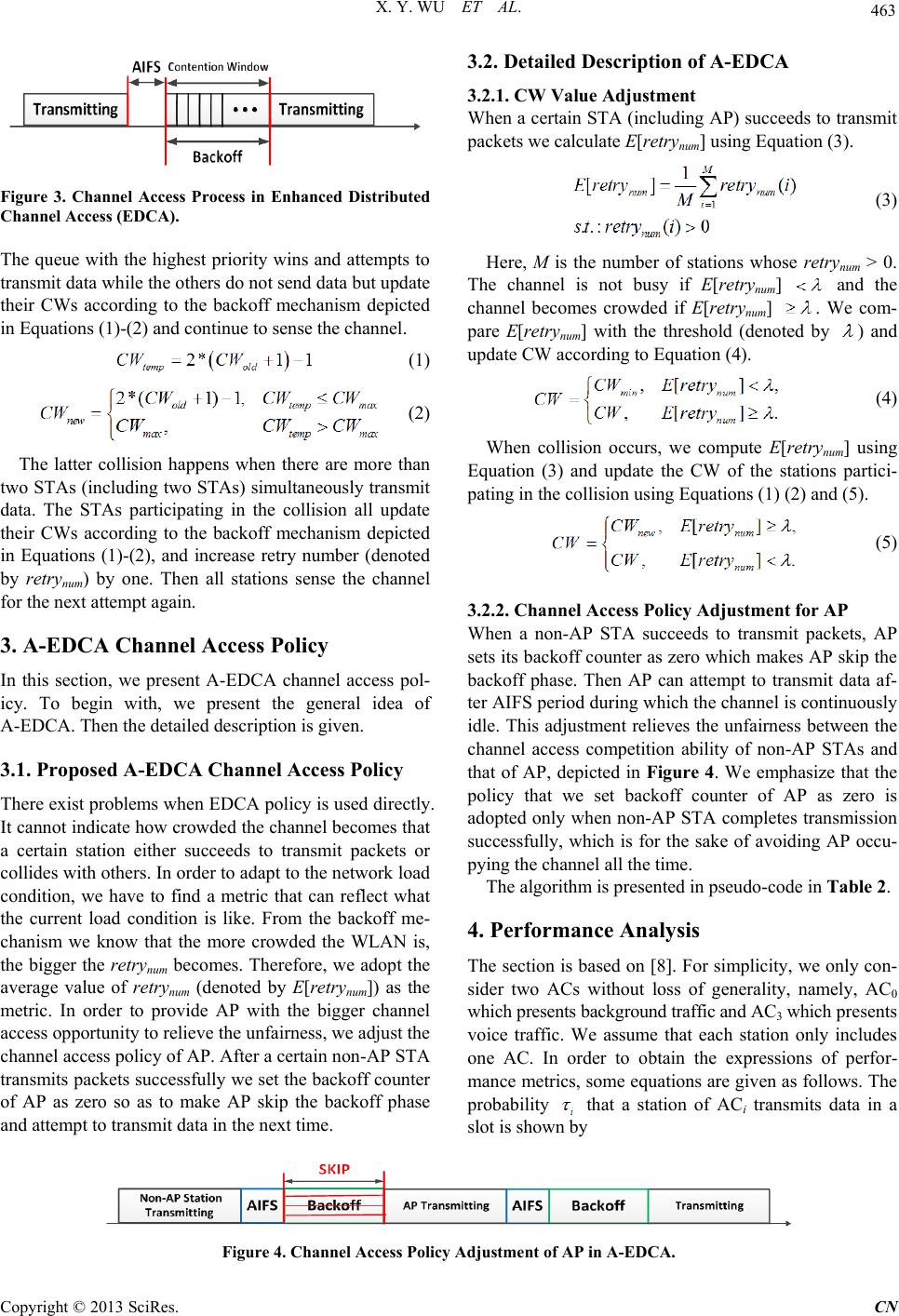 Network-Load Aware Adaptive Channel Access Control for WLAN