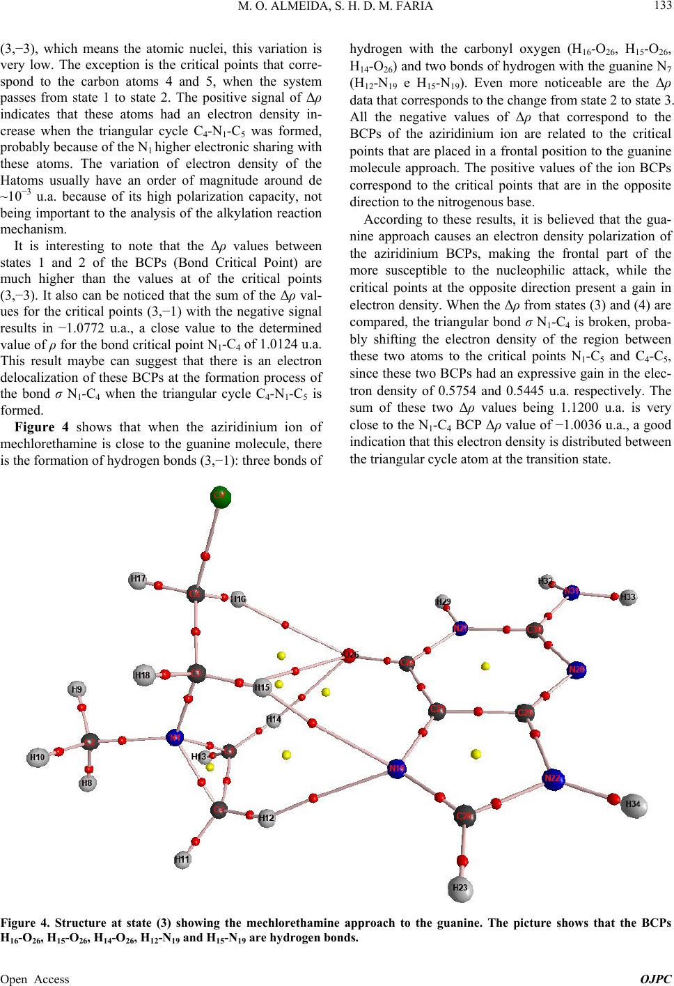 Computational Study of the Alkylation Reaction of the Nitrogen Mustard ...