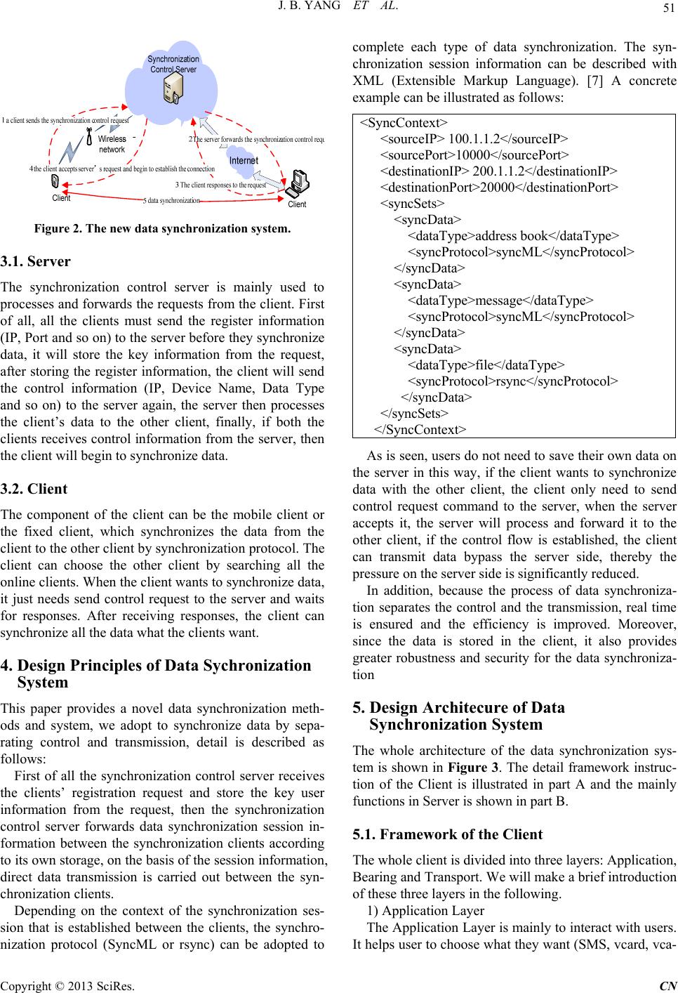 Designing of New Data Synchronization System