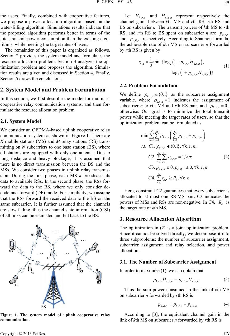 Power-Minimizing Resource Allocation in Multiuser Cooperative Relay Communications