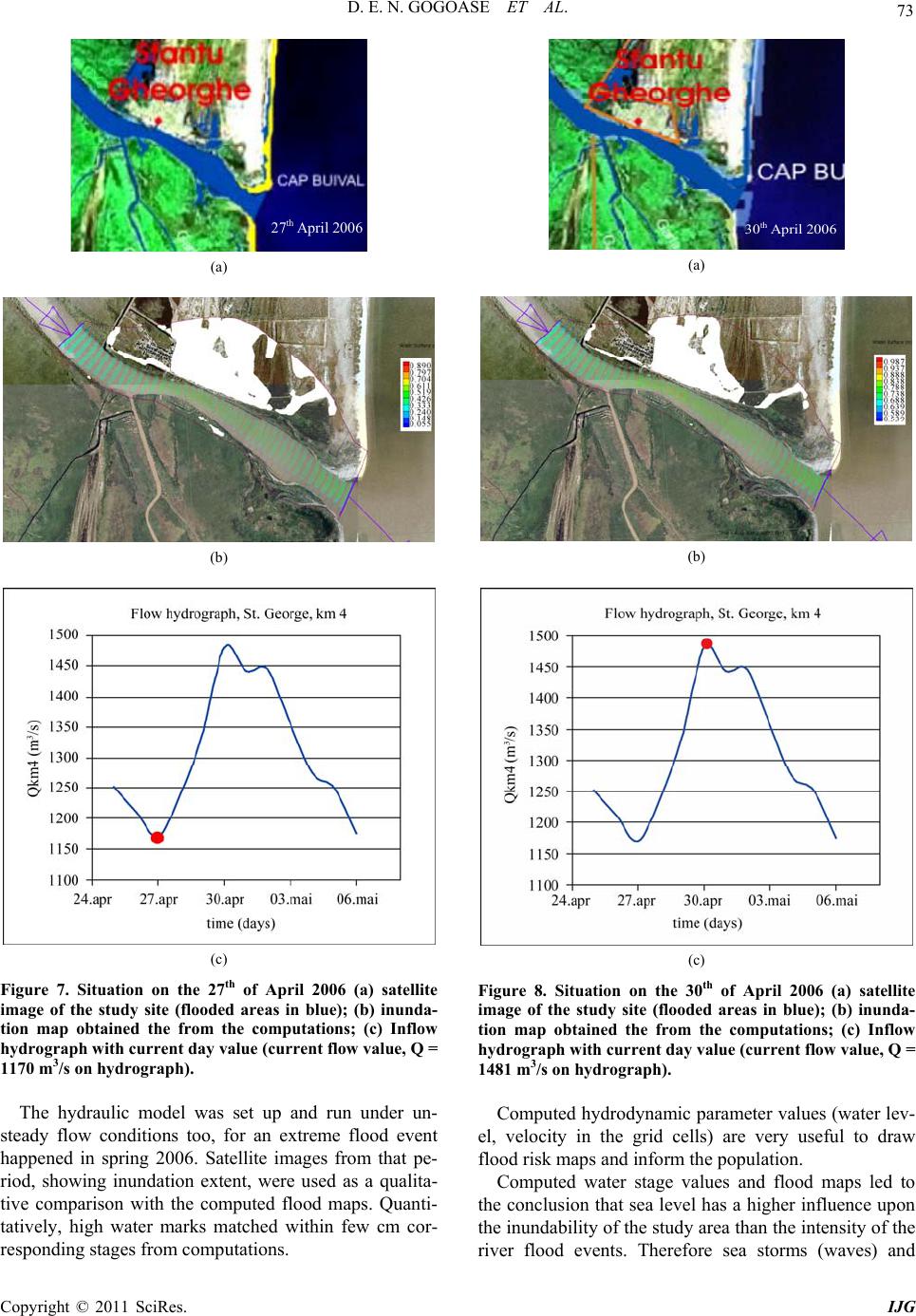 Inundation Maps for Extreme Flood Events at the Mouth of the Danube River